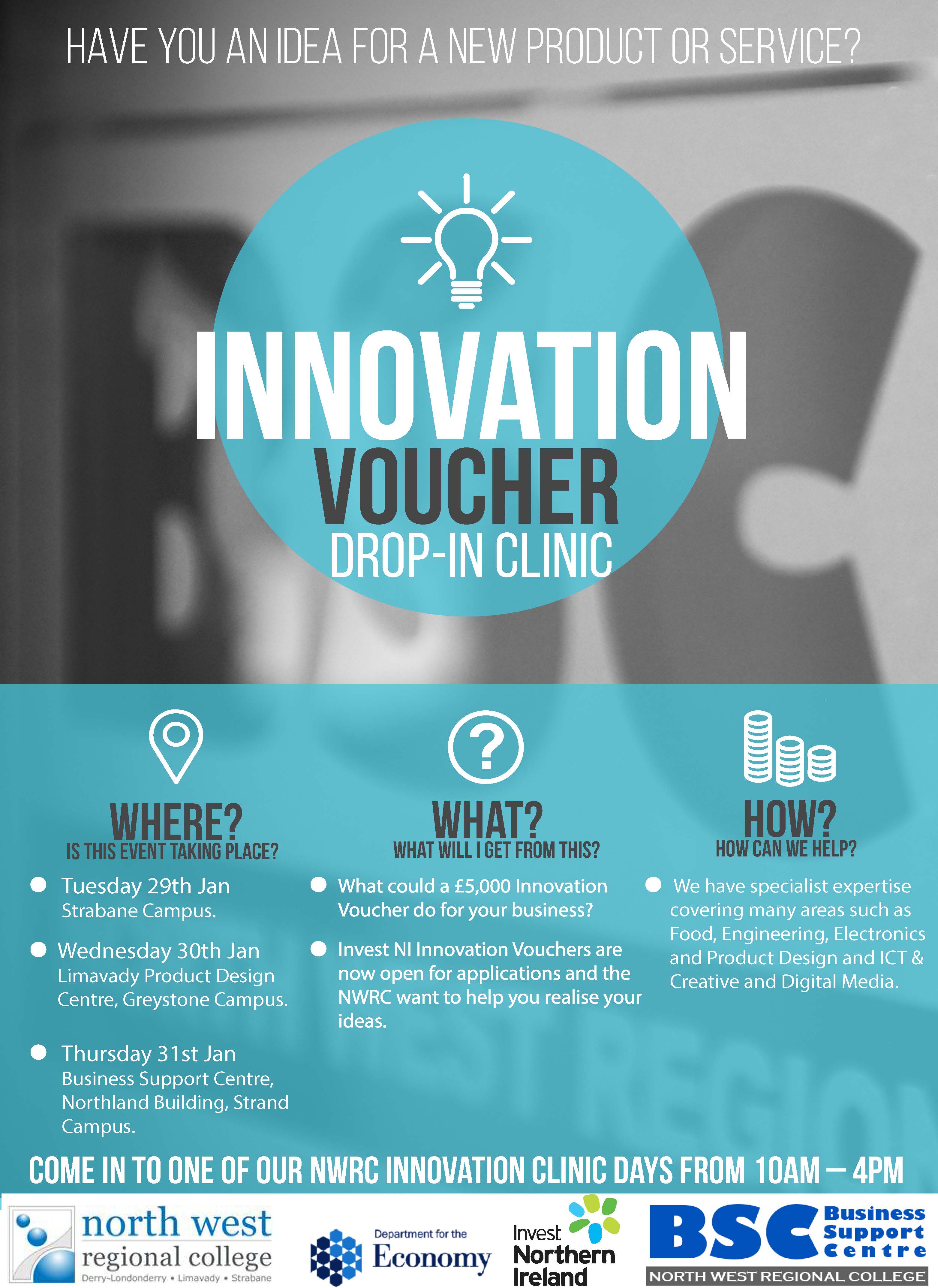 NWRC to host Innovation Voucher Drop-In Clinics - NWRC Business Support ...